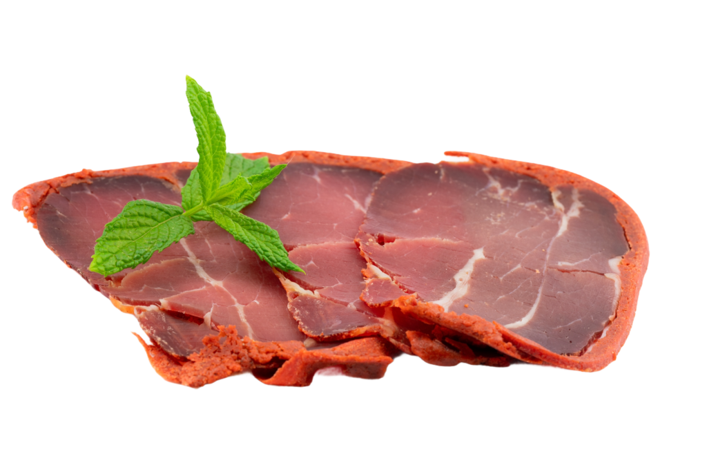 Pastirma in hauchdünnen Scheiben – Superbeef | Das beste Fleisch